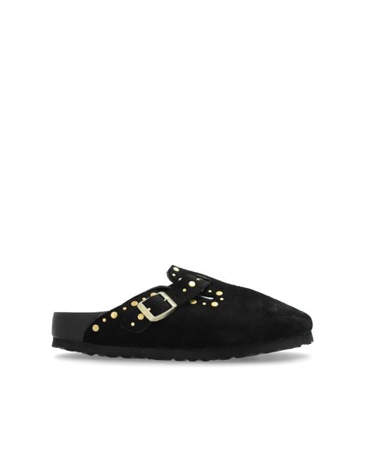 Birkenstock Clogs Boston Rivet Border in Blue | Lyst