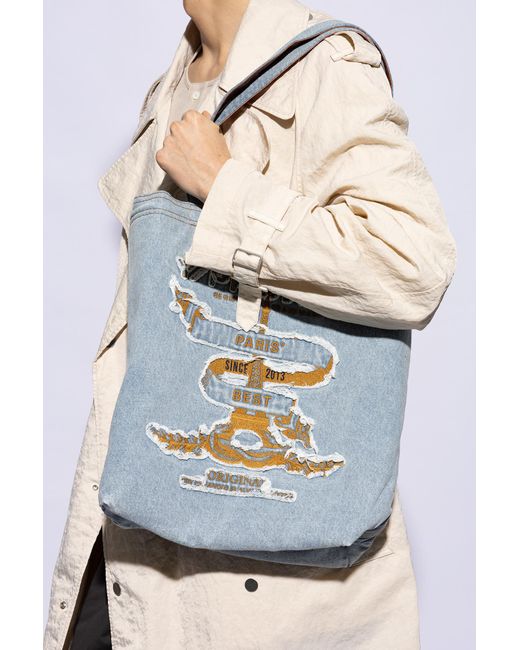 Y. Project Denim 'Paris' Best' 'Shopper' Bag in Gray | Lyst
