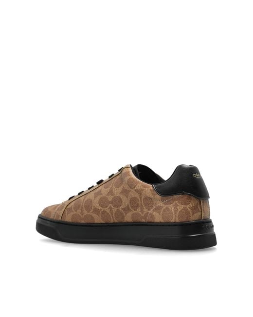 COACH High Line Sneakers in Black for Men | Lyst