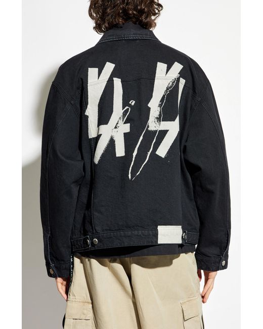 44 Label Group Denim Jacket in Black for Men | Lyst