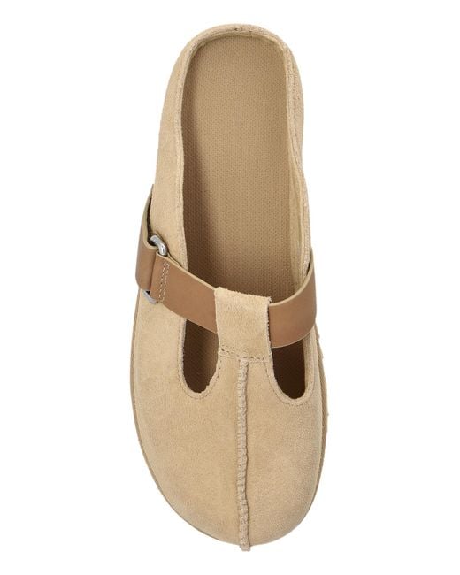 UGG Platform Slides Goldenstar Hi Clog in Gray | Lyst