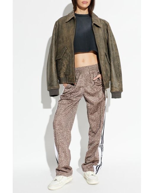 adidas Originals Animal Print Sweatpants in Natural | Lyst UK