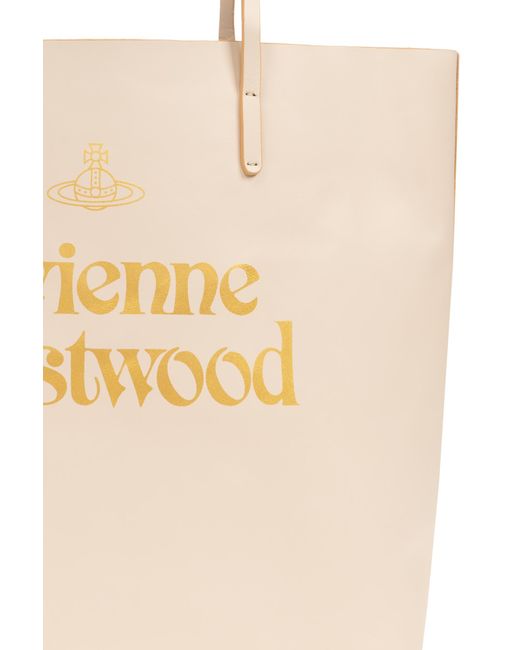Vivienne Westwood Bag Studio Type Shopper in Black | Lyst