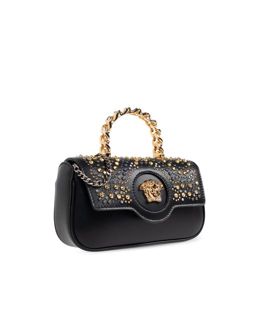 Versace "la Medusa Mini" Handbag, in Black | Lyst UK