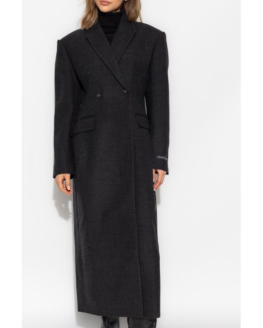 Herskind Wool Coat Ultra De Lux In Black Lyst