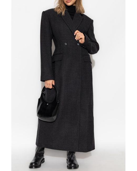 Herskind Wool Coat Ultra De Lux In Black Lyst