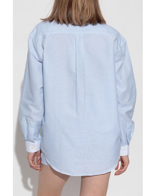 Sporty & Rich Shirt From The 'Riviera' Collection in Blue | Lyst