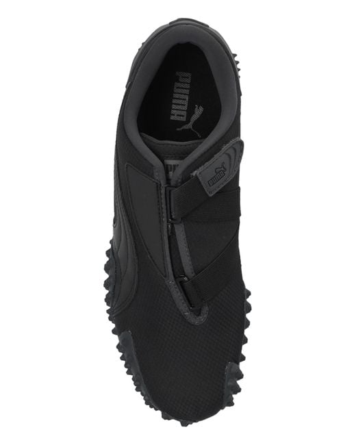 PUMA Laceless Black Low-Top Sneakers | Lyst