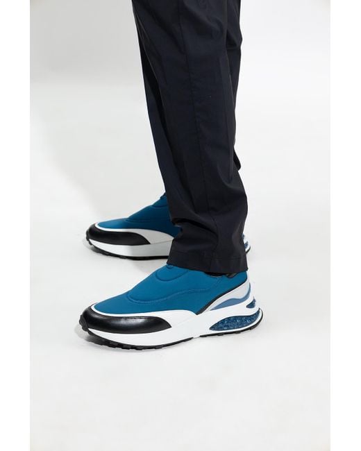 Jimmy Choo Neoprene 'memphis' Sneakers in Blue for Men | Lyst