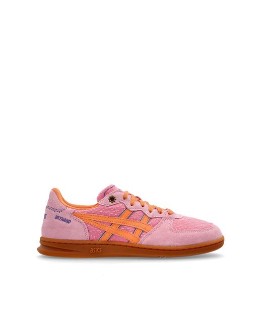Asics 'Skyhand' Sports Shoes in Pink | Lyst UK