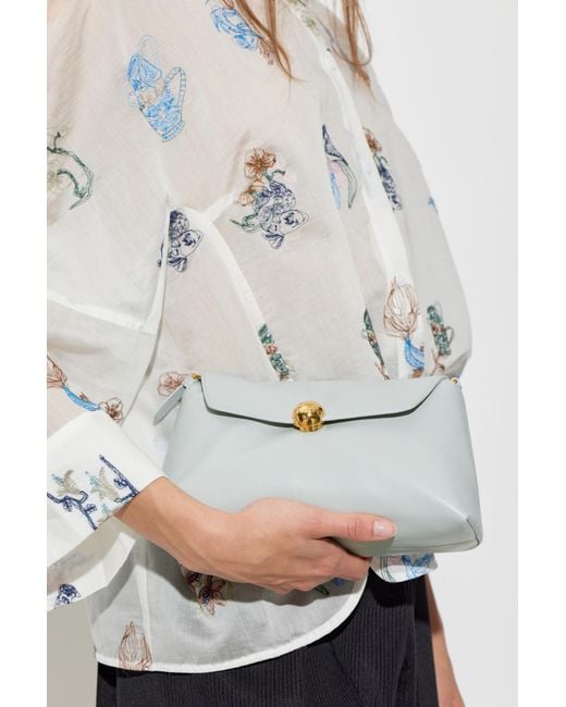 Furla "Sfera Soft Mini" Bag in Gray | Lyst