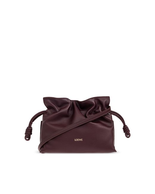 Loewe Bag Flamenco Mini in Black | Lyst