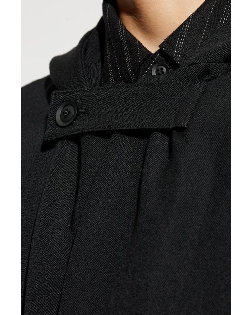 Yohji Yamamoto Blazer With Hood in Black for Men | Lyst