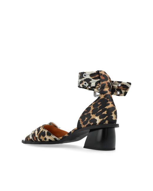 Ganni High Heel Shoes in Black | Lyst