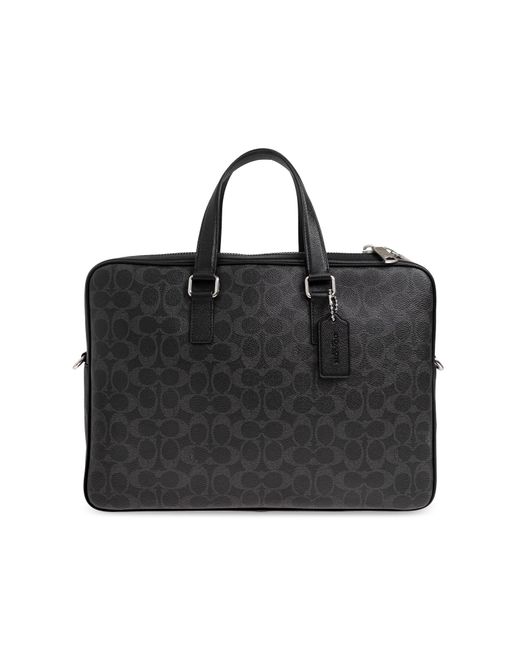 COACH Briefcase 'Caden' in Black for Men | Lyst