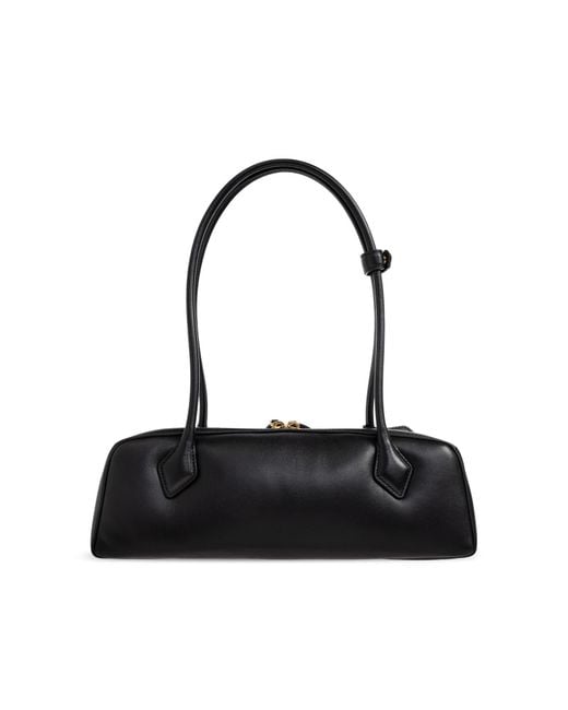 Alaïa Leather Shoulder Bag "le Teckel Medium", in Natural | Lyst UK