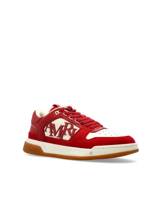 Amiri Classic Low Sneakers in Red for Men | Lyst UK
