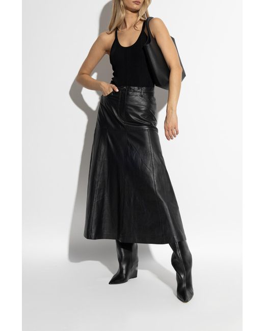 GAUGE81 Ribbed Racerback Bodysuit in Black | Lyst