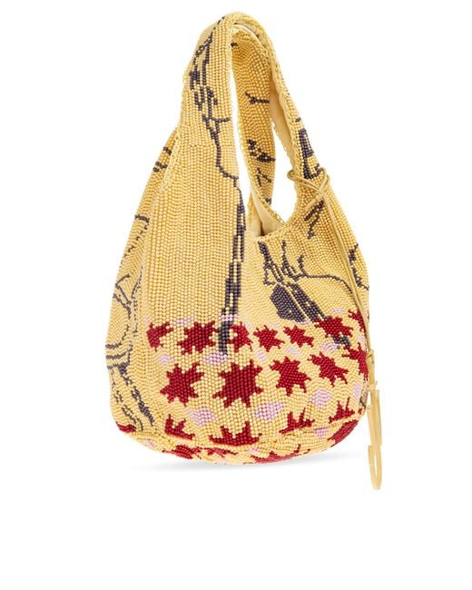 JW Anderson "Mini Beaded" Bag in Orange | Lyst UK