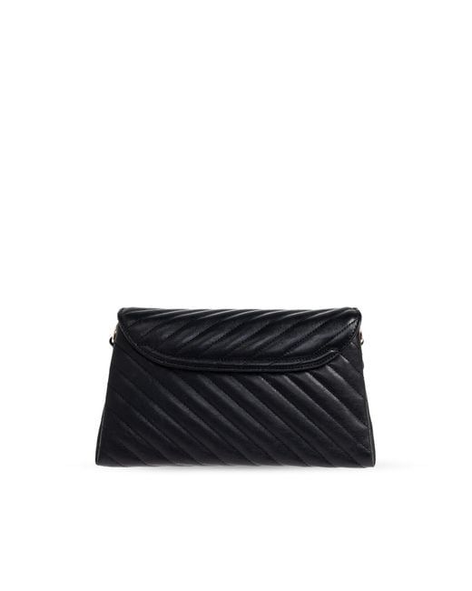Jimmy Choo Avn Curve Tophandle Shoulder Bag in Black | Lyst UK