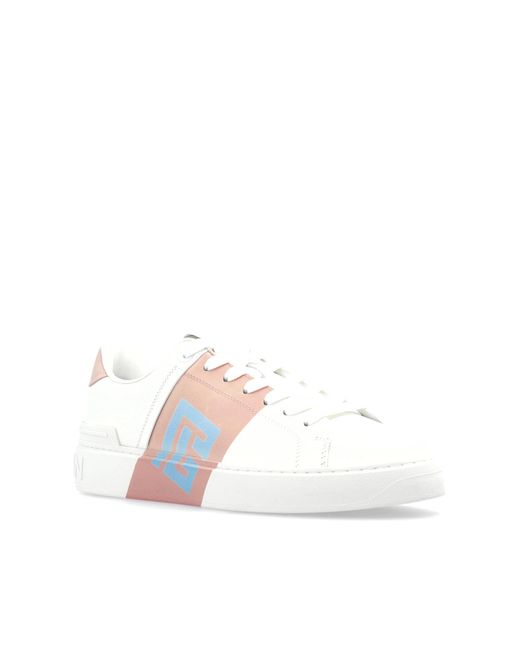 Balmain Sports Shoes in White | Lyst UK