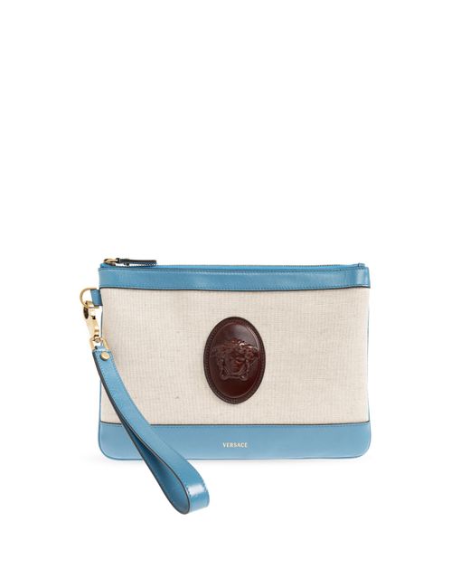 Versace Bag 'Rivière' in Blue | Lyst UK