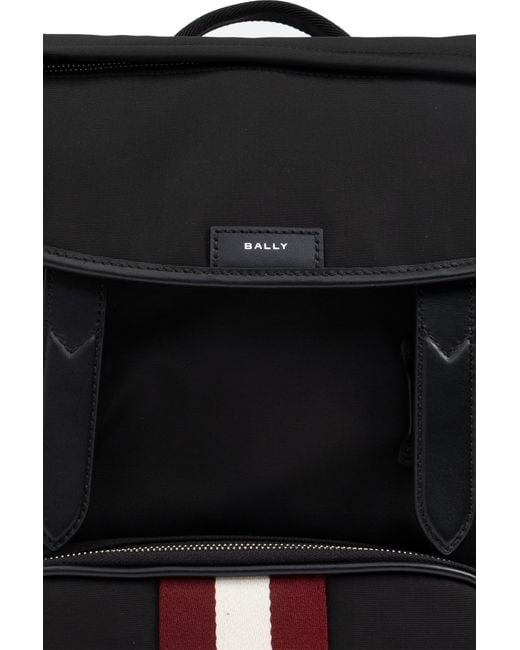 Bally Backpack With Logo Patch in Blue for Men | Lyst