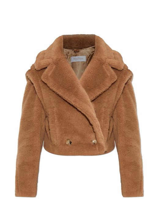 Max Mara Two-Piece Fur Coat 'Santos' in Black | Lyst