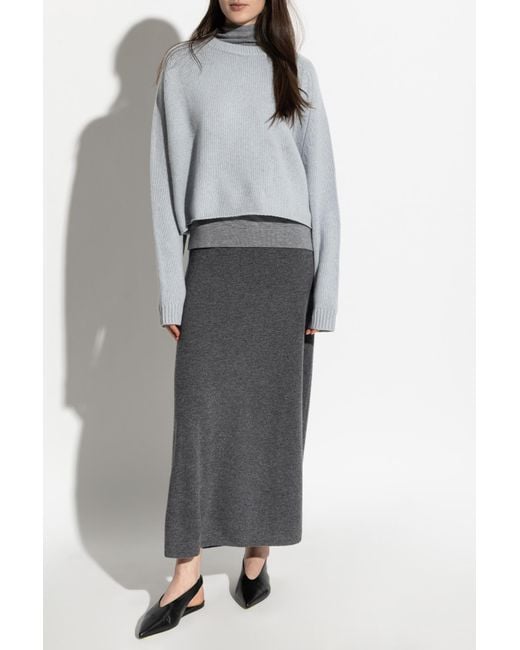 Lisa Yang Sweater 'Karine' in Grey | Lyst UK