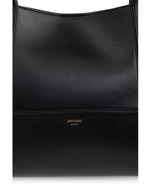 Jimmy Choo Leather Shoulder Bag ‘Diamond’ in Blue | Lyst