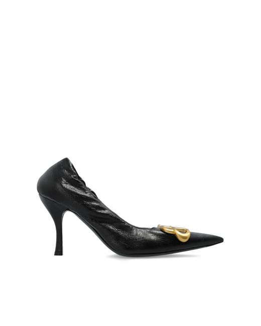 Balenciaga Heeled Shoes Monaco in Black | Lyst