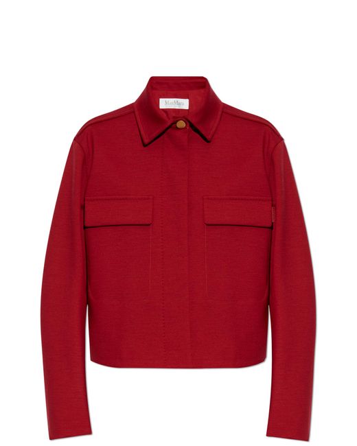 Max Mara Jacket Talamo in Red | Lyst