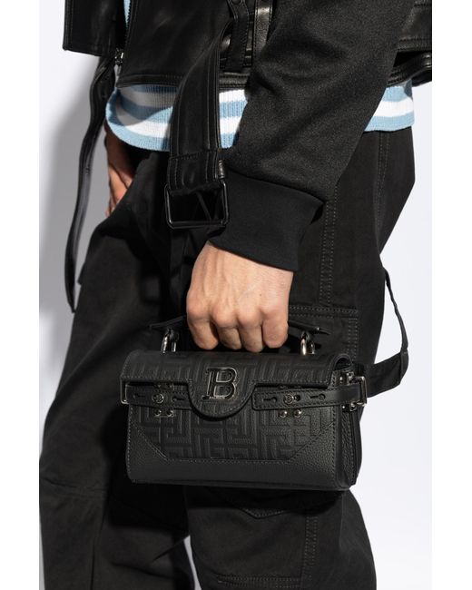 Balmain Shoulder Bag With Logo in Black for Men | Lyst