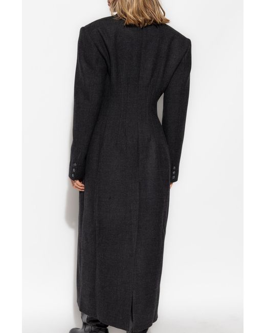 Herskind Wool Coat Ultra De Lux In Black Lyst