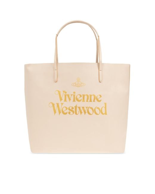 Vivienne Westwood Bag Studio Type Shopper in Black | Lyst