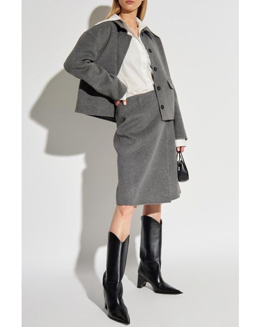 Herskind ‘Macha’ Skirt in Gray | Lyst