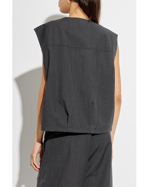 Samsøe & Samsøe "Sakelly" Vest in Grey | Lyst UK
