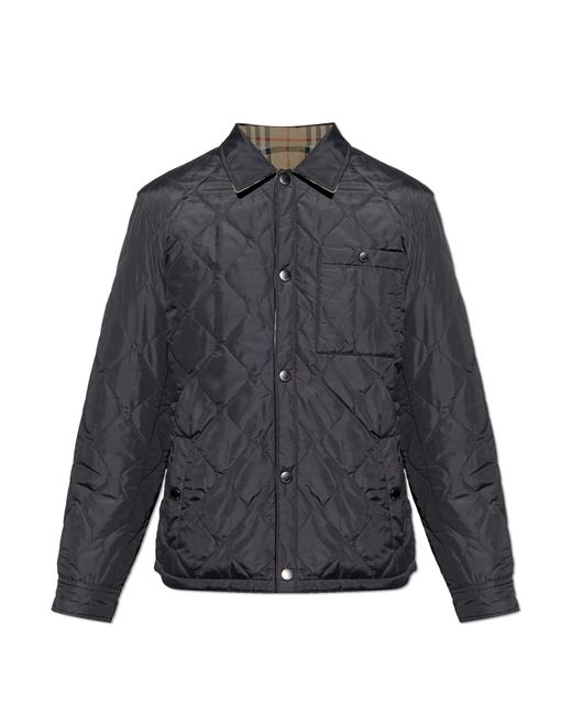 Burberry Reversible Jacket in Grey for Men | Lyst UK