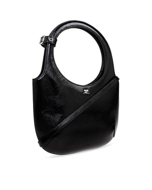 Courreges Shoulder Bag Holy in Black | Lyst