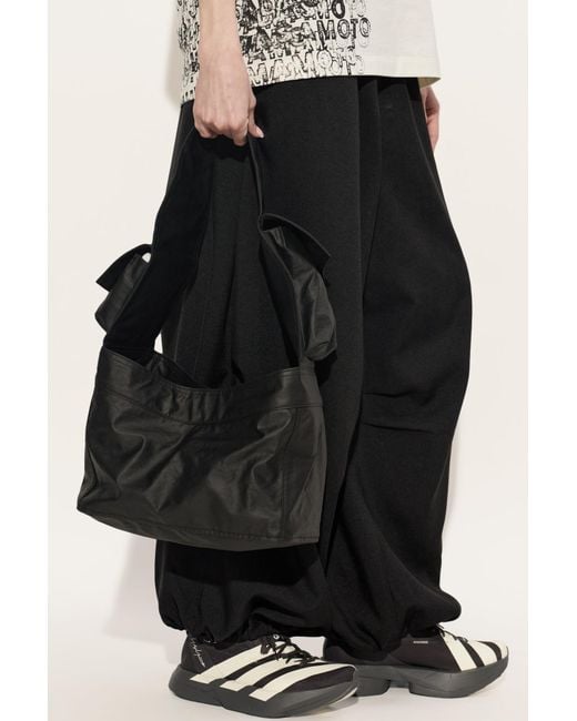 Y-3 'Newspaper Small' Shoulder Bag in Black | Lyst UK