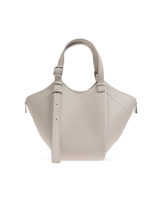 Loewe Shoulder Bag 'Hammock Flip Medium' in Natural | Lyst UK