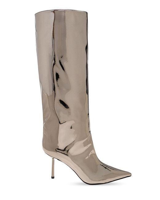 Le Silla Heeled Boots 'Bella' in Gray | Lyst