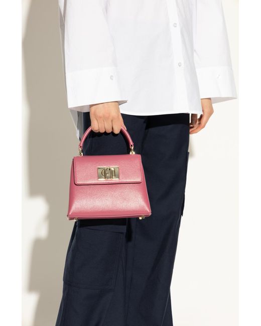 Furla `1927 Mini` Hand Bag, in Pink | Lyst UK