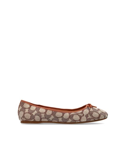 COACH Ballet Flats Abigail in Blue | Lyst