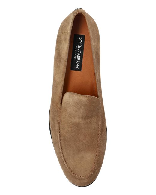 Dolce & Gabbana Suede Shoes 'Split' in Blue for Men | Lyst