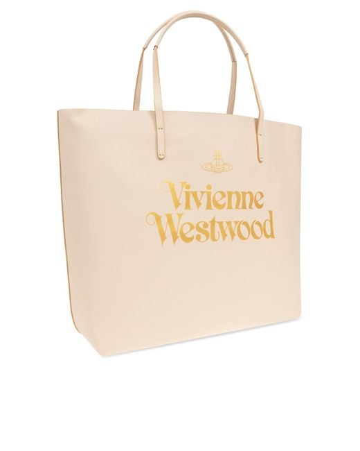Vivienne Westwood Bag Studio Type Shopper in Black | Lyst