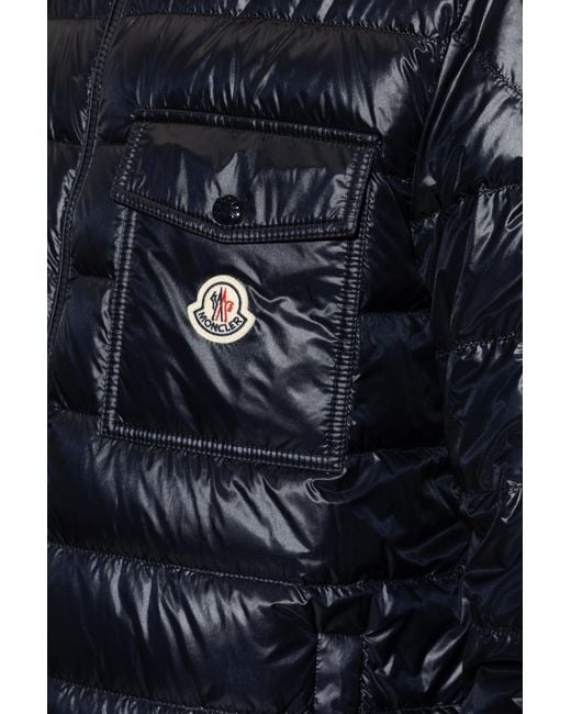 Moncler 'Mourillon' Down Jacket in Blue for Men | Lyst UK