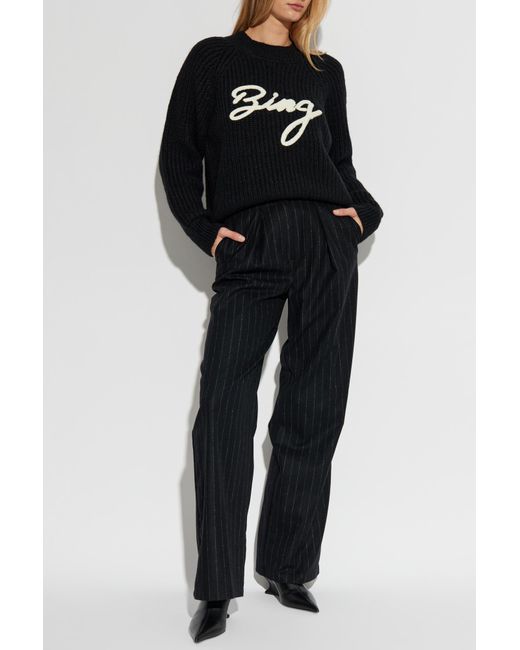 Anine Bing Sweater "Kendrick" in Black | Lyst UK