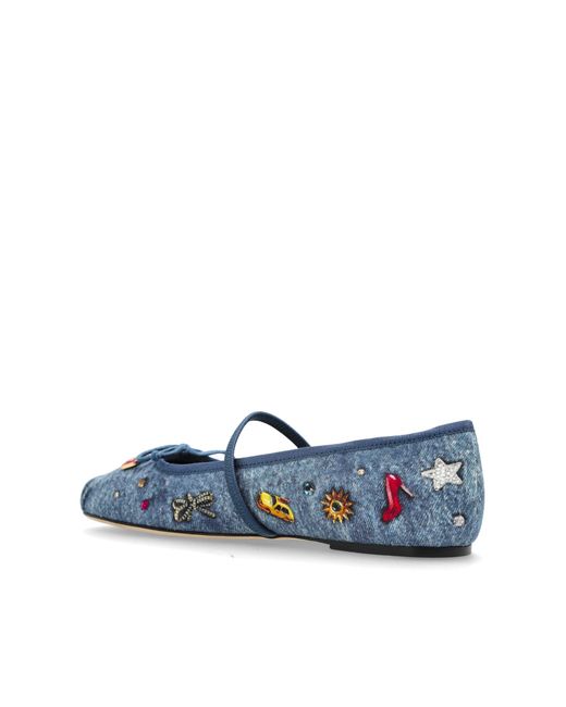 Marc Jacobs Ballet Flats 'The Sabrina' in Blue | Lyst UK