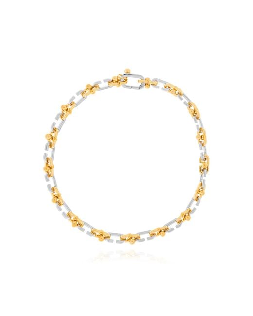 CASABLANCA Plated Necklace in Metallic | Lyst Australia